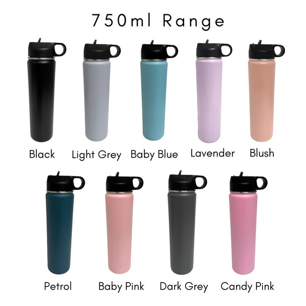 Stainless Steel Drink Bottle 750ml - CMC Gold