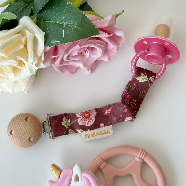 Filibabba Fabric Dummy Clips (Velcro Closure) - CMC Gold