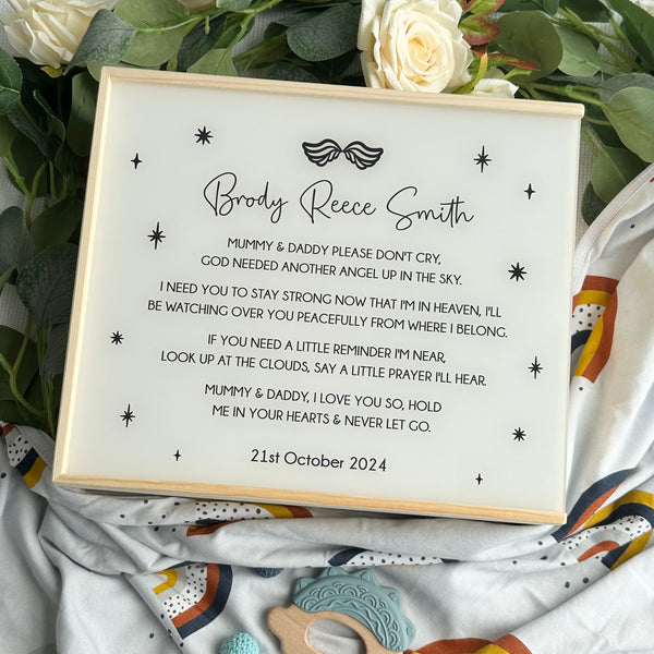 Infant Loss - Keepsake Box - CMC Gold