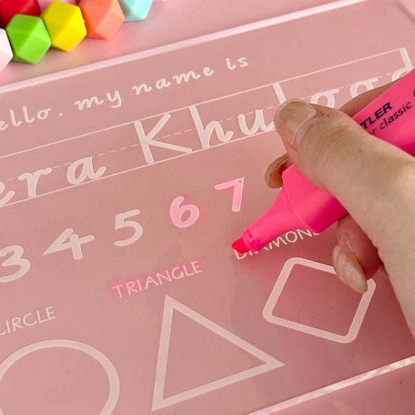 Personalised Trace & Erase - Early Learning (Victorian Cursive) - CMC Gold
