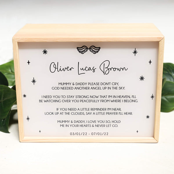 Infant Loss - Keepsake Box - CMC Gold