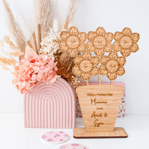 Bamboo Flower Pot - CMC Gold