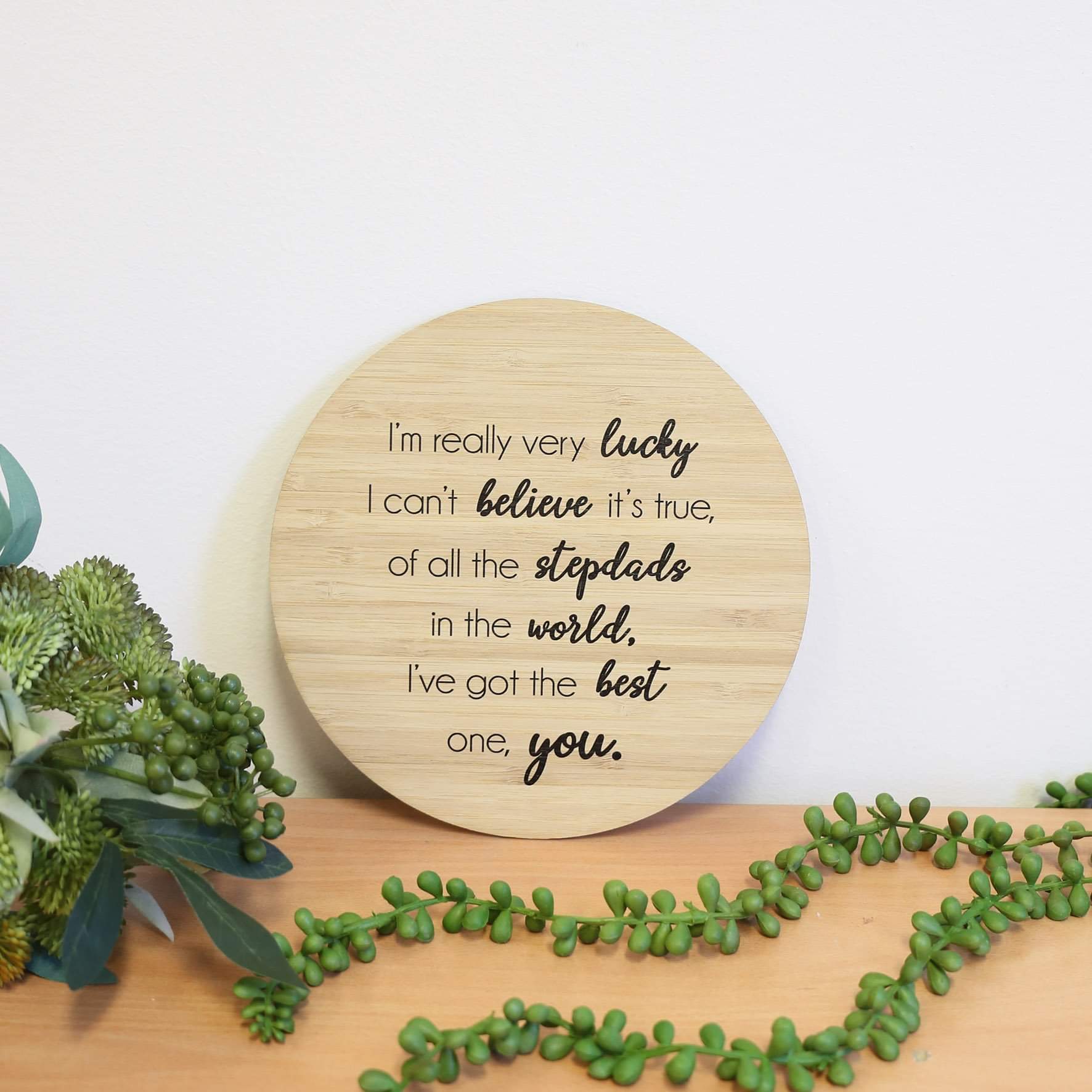 Step Dad Plaque - CMC Gold